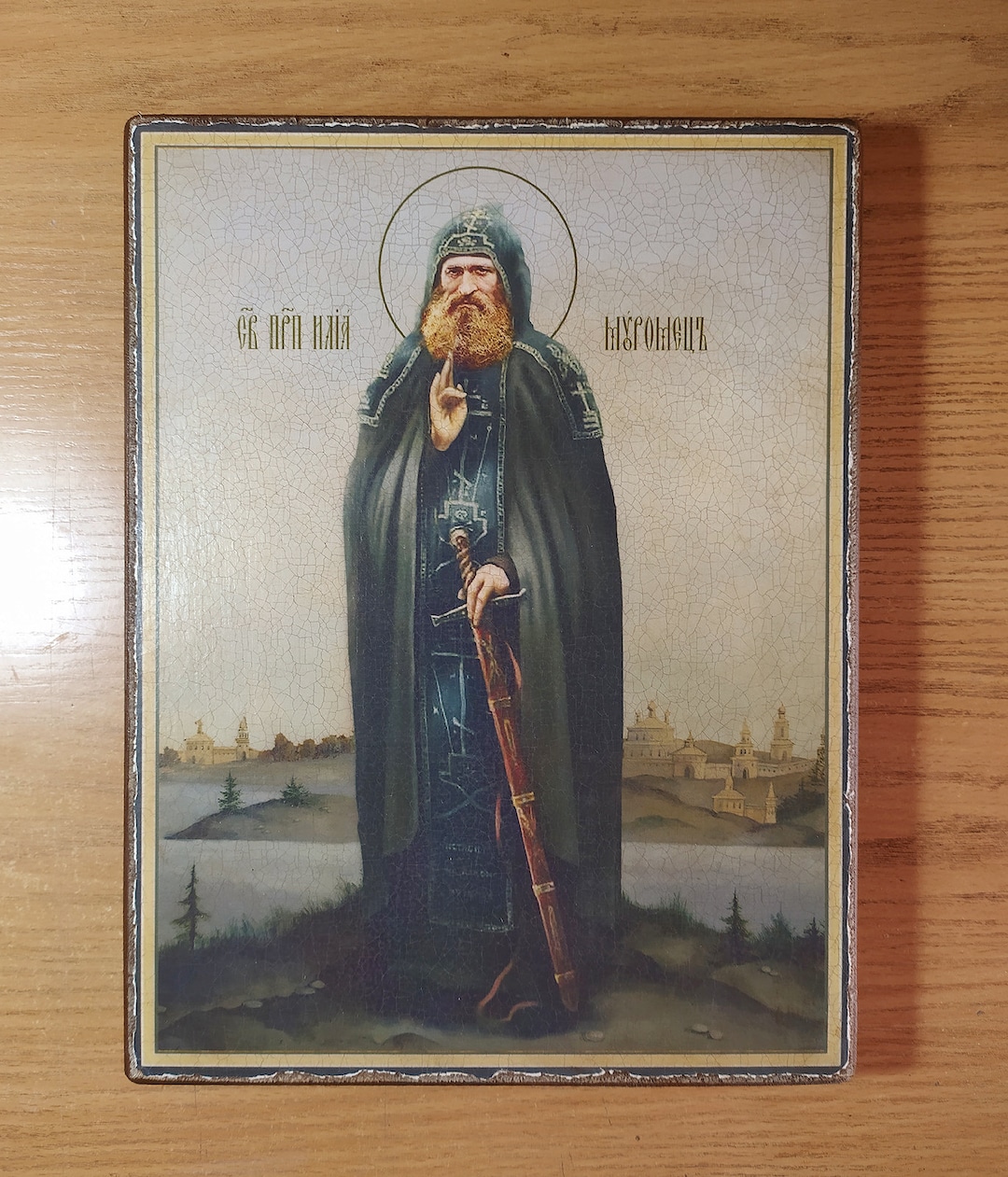 Saint Reverend Ilya of Muromets, Orthodox Icon of Handmade - Etsy