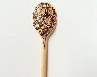 Pyrography Spoon - Etsy