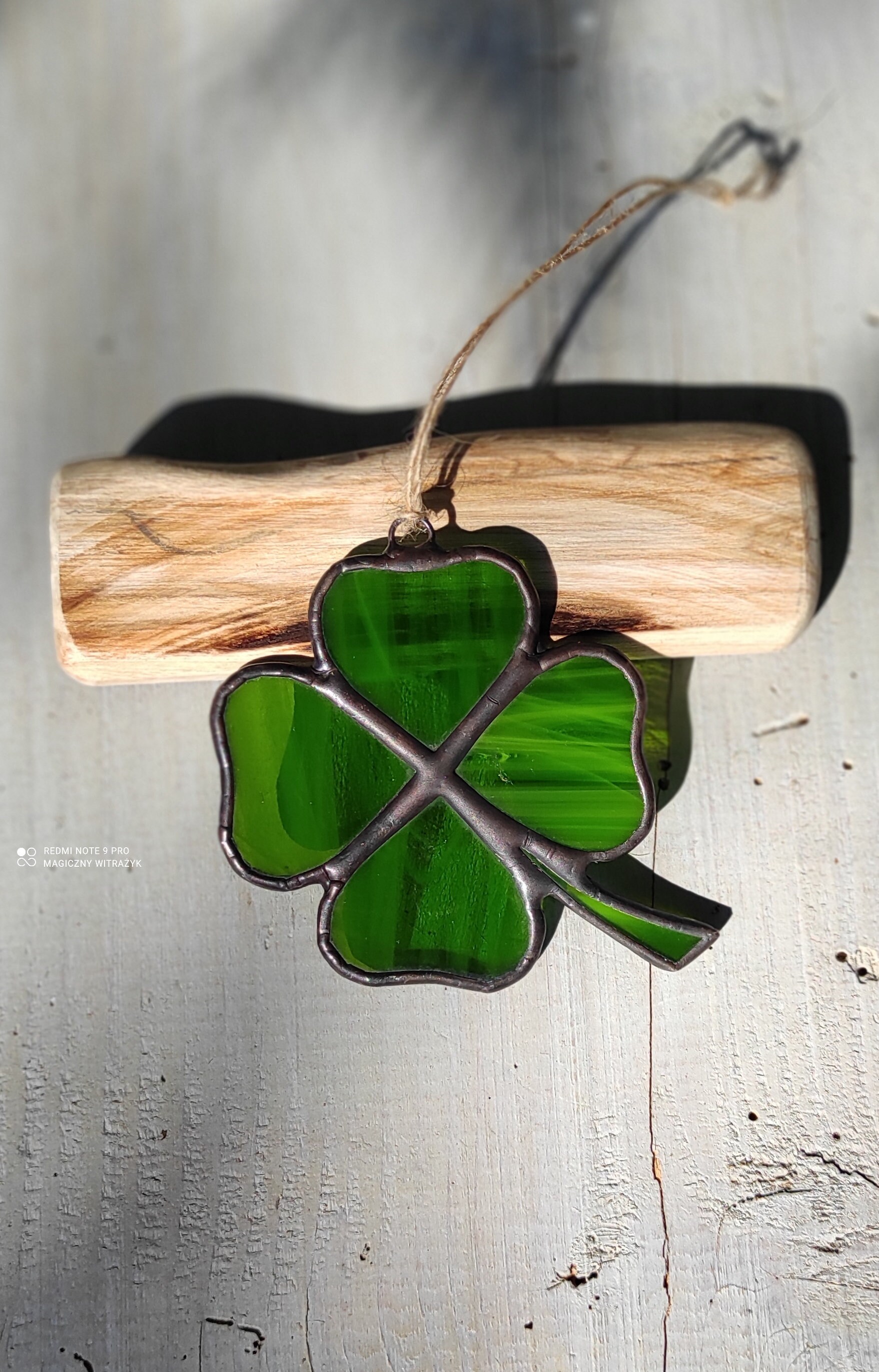 Lucky Four Leaf Clover Stained Glass, Clover Suncatcher, Symbol of Good ...
