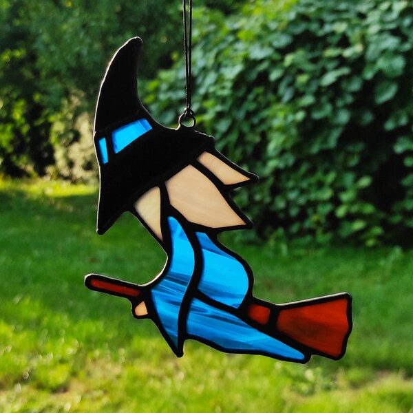 Witch Stained Glass - Etsy