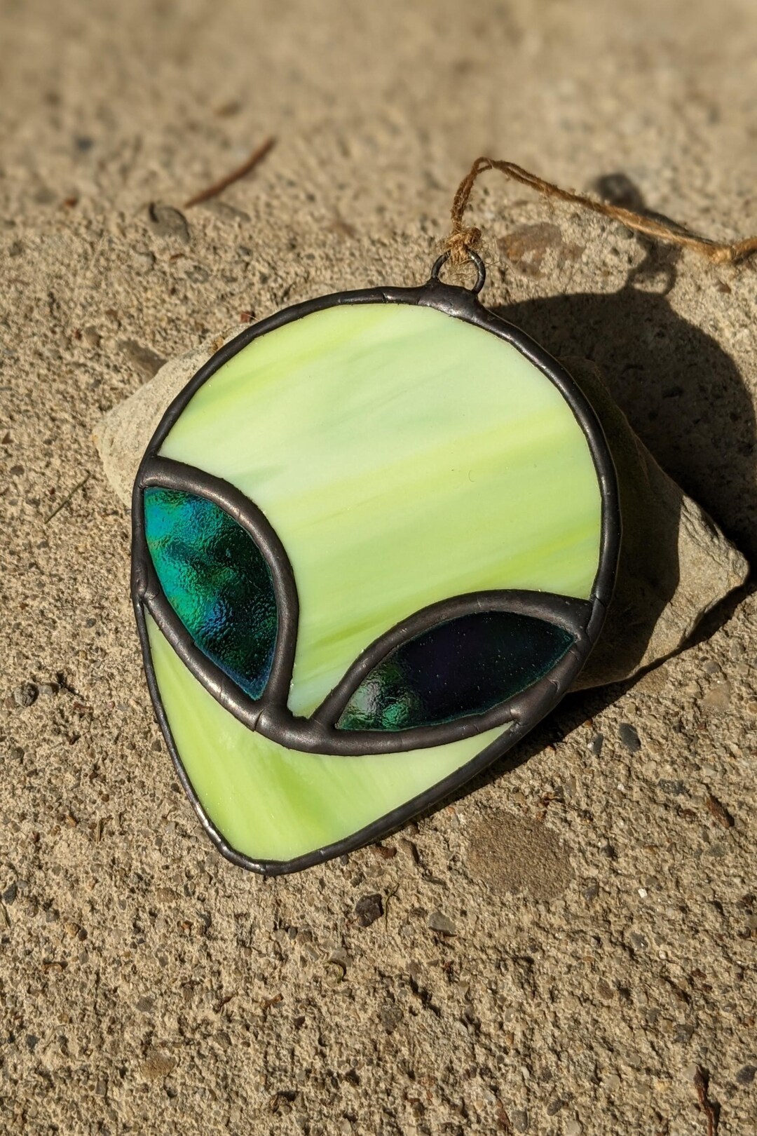 Stained Glass Alien, Suncatcher, Home Decor, Window Wall Decoration - Etsy
