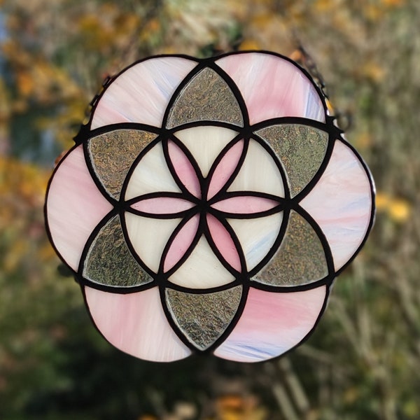 Sacred Geometry Stained Glass - Etsy