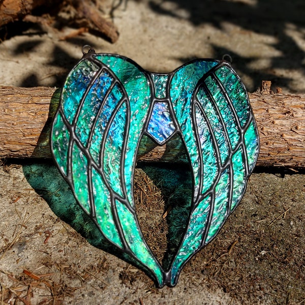 Angel Wings Stained Glass - Etsy