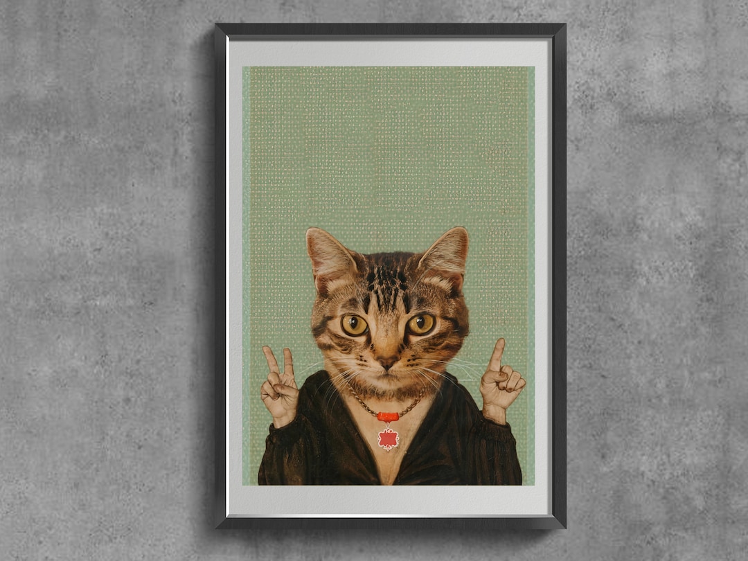 Feminist Art Print, Middle Finger Print, Minimalist Wall Poster ...
