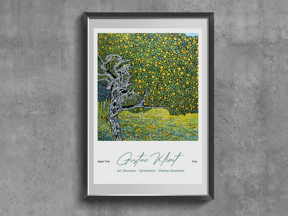 Museum Poster. Apple Tree Garden Wall Art. - Etsy