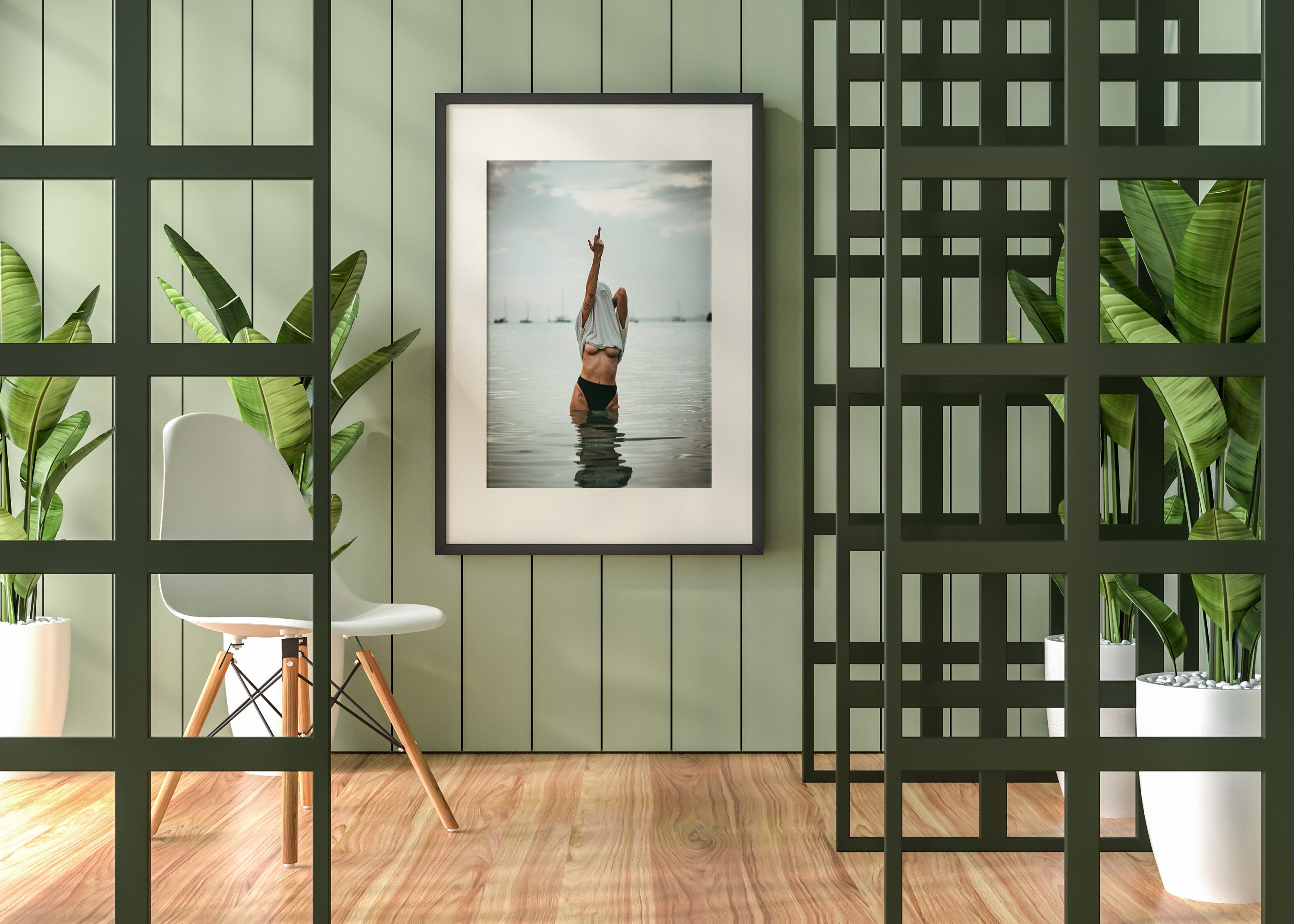 Middle Finger Print Feminist Art Print Minimalist Wall - Etsy