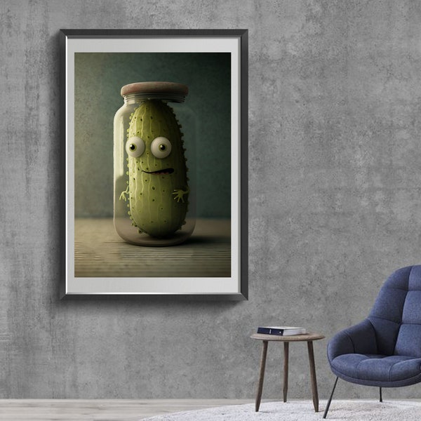 Pickle Fine Art - Etsy