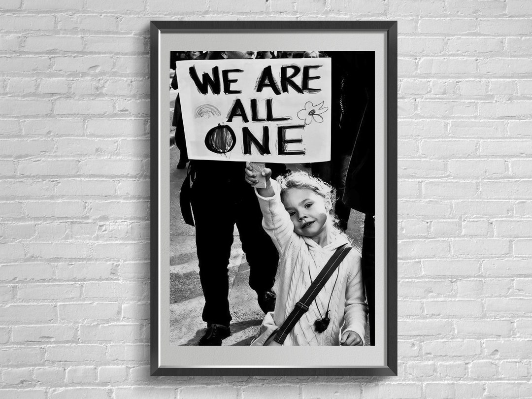 Retro Art, Vintage Black and White Poster, Women Unite Art Print. - Etsy