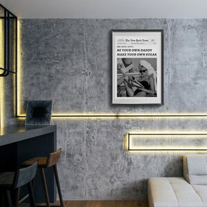 Magazine Cover Wall Poster Vintage Black and White Poster, Retro Art ...