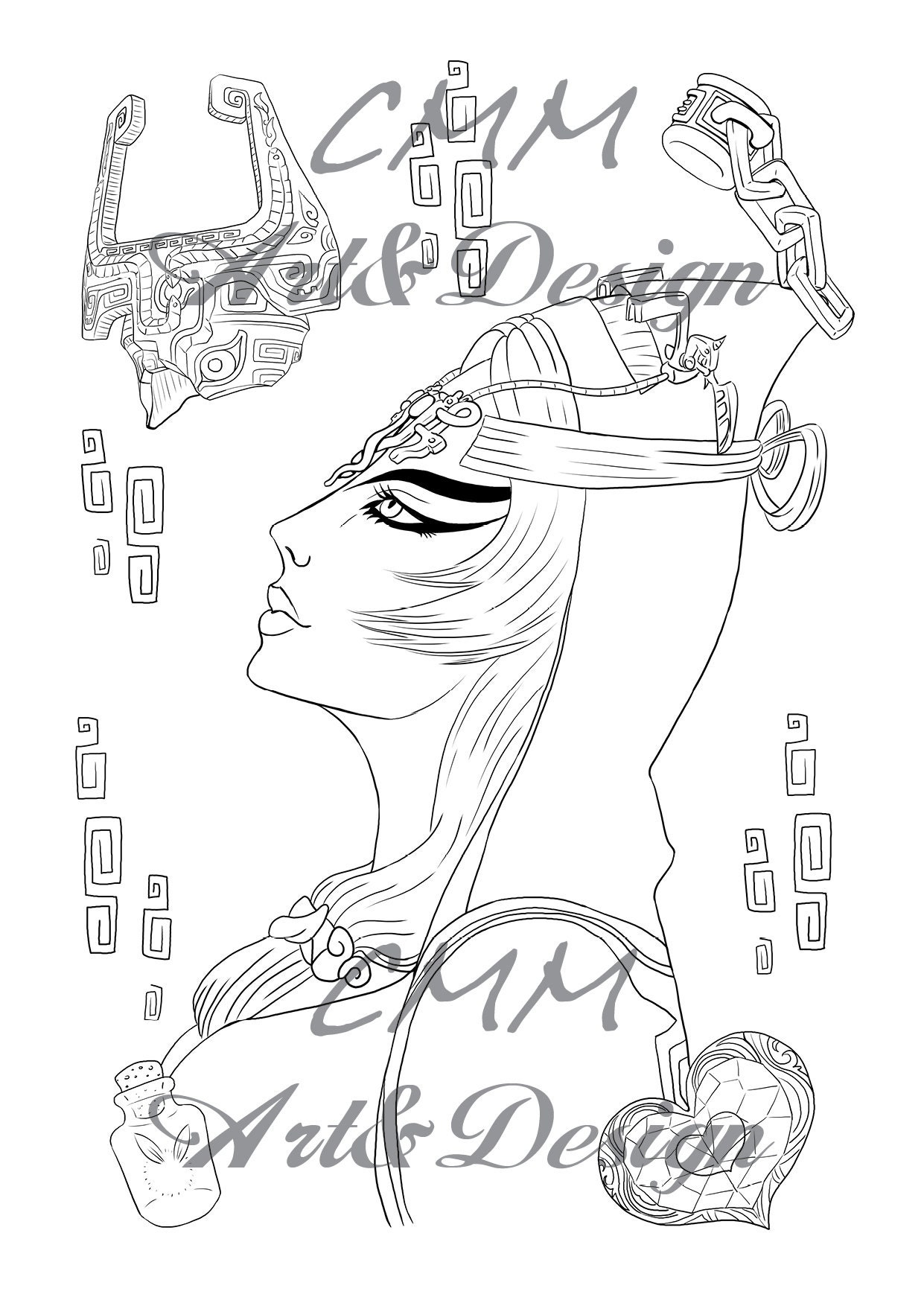 Princess Twilight Coloring Page