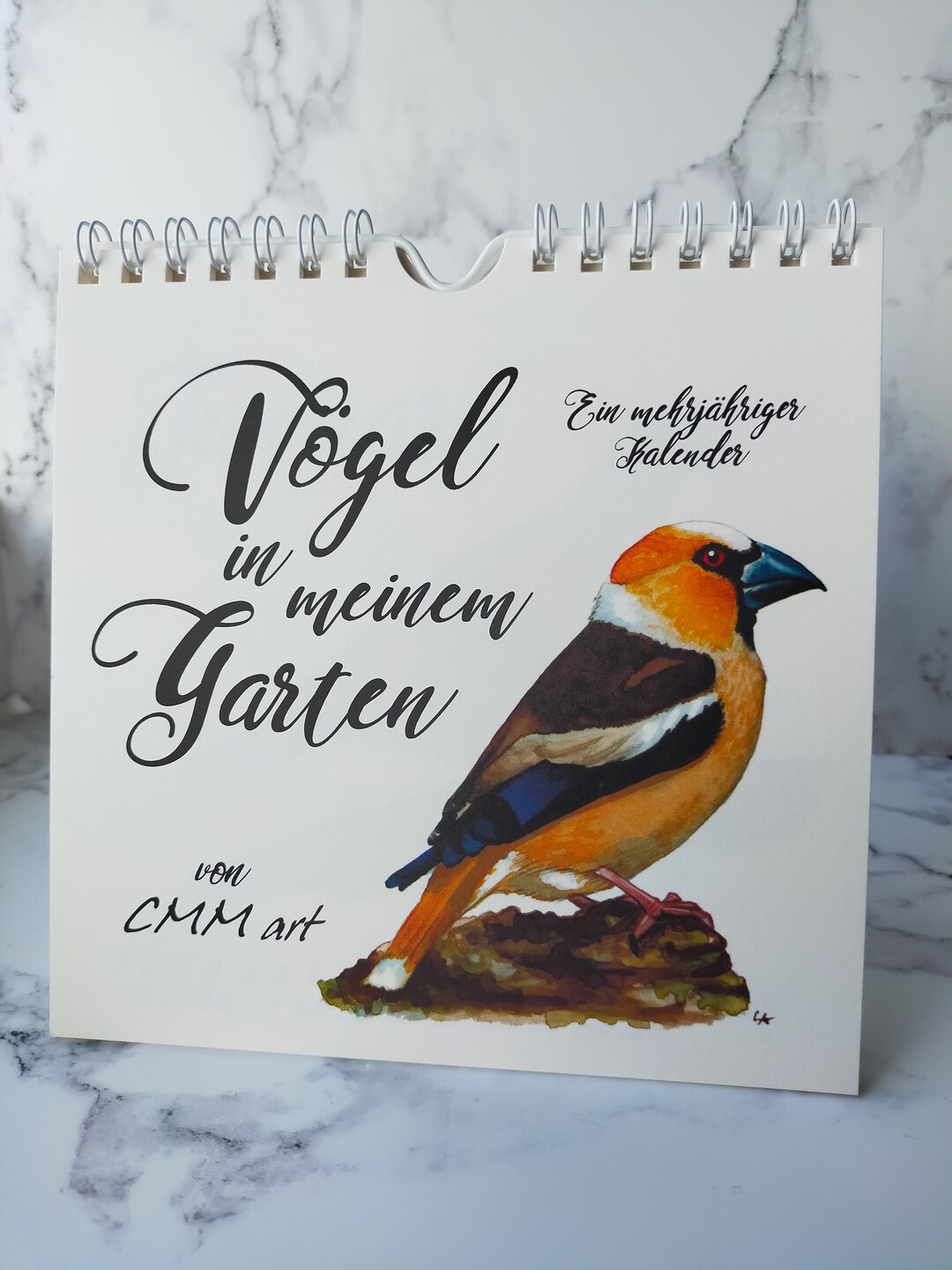 Calendar Table and Wall Endless Calendar Garden Birds Gift for Nature ...