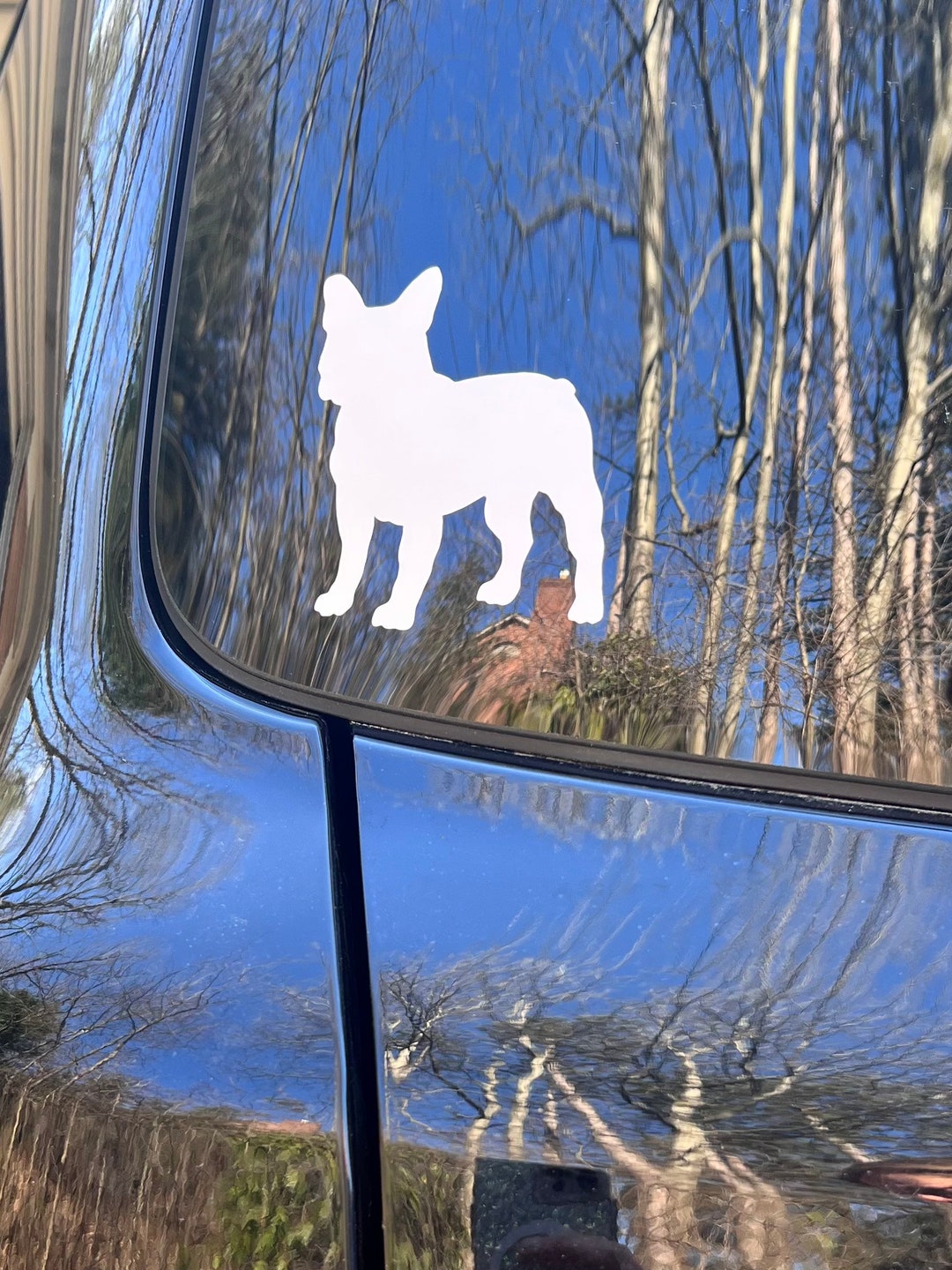 French Bulldog Vinyl Decal - Car Decal - Water Bottle Decal - Frenchie ...