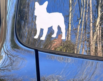 Bulldog Vinyl Sticker Black and White Bulldog Laptop Decal - Etsy