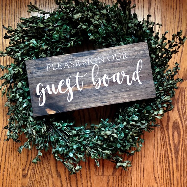 Guest Signing Board - Etsy