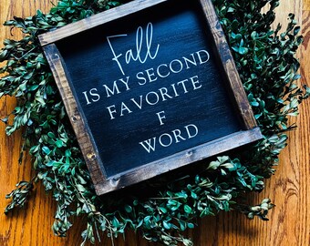 Autumn Word Sign - Etsy