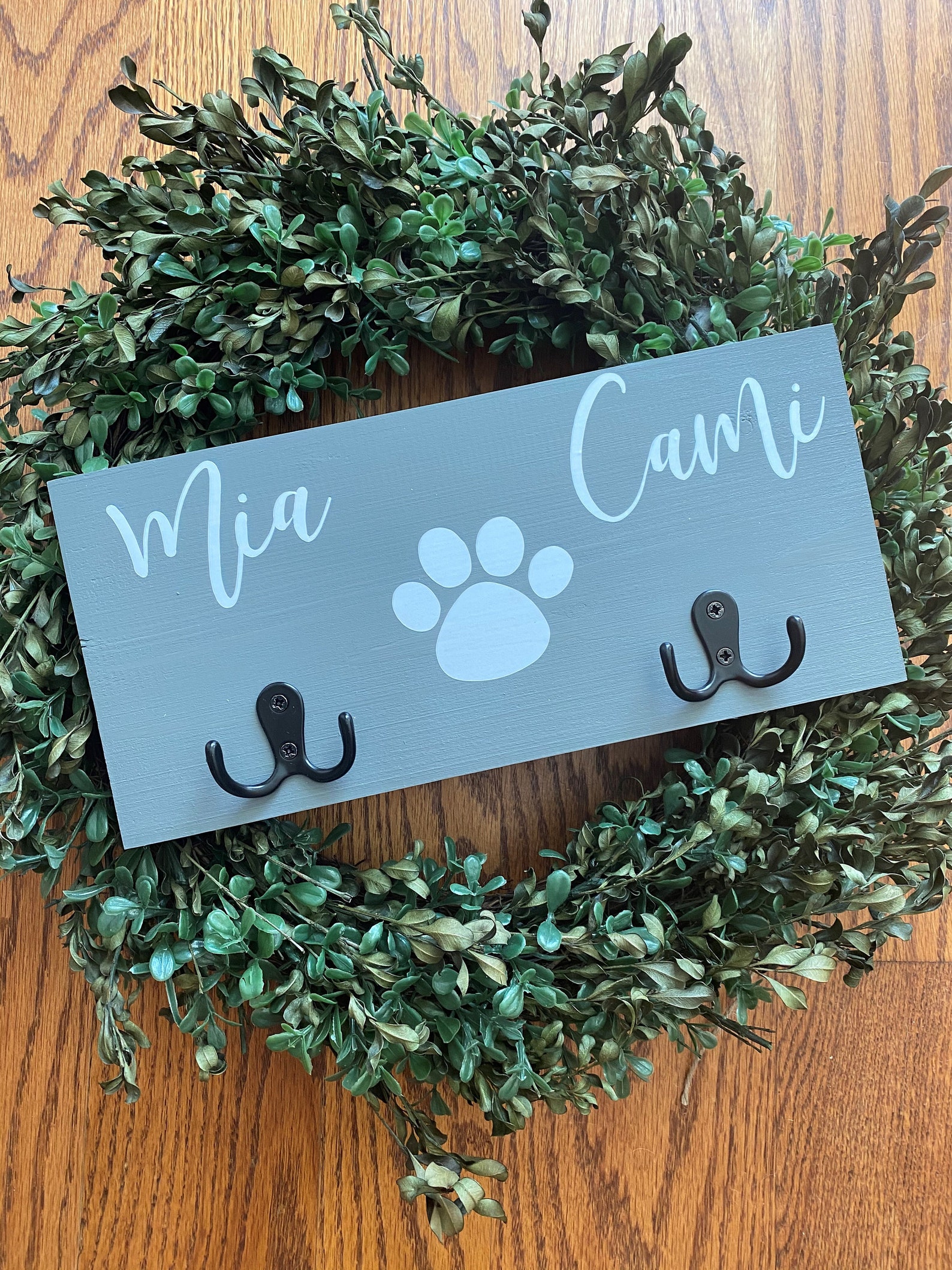 Doggie Leash Holder Collar Holder Leash Sign Organizer - Etsy