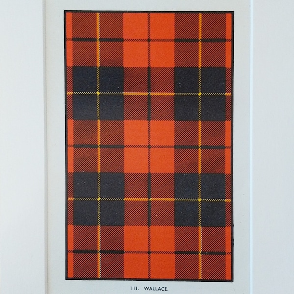 Wallace Tartan - Etsy