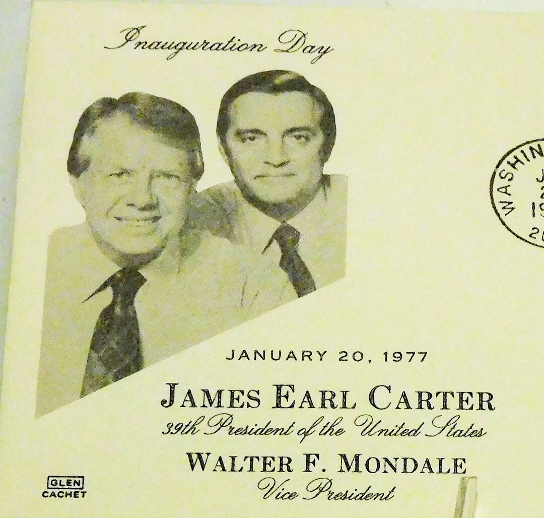 Carter-mondale Inauguration First Day Cover framed January 20, 1977 - Etsy