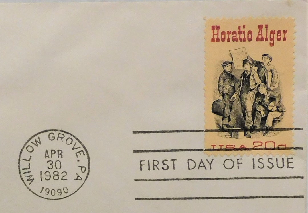 Copertina del primo giorno di Horatio Alger, Scott 2010 1982 - Etsy Italia