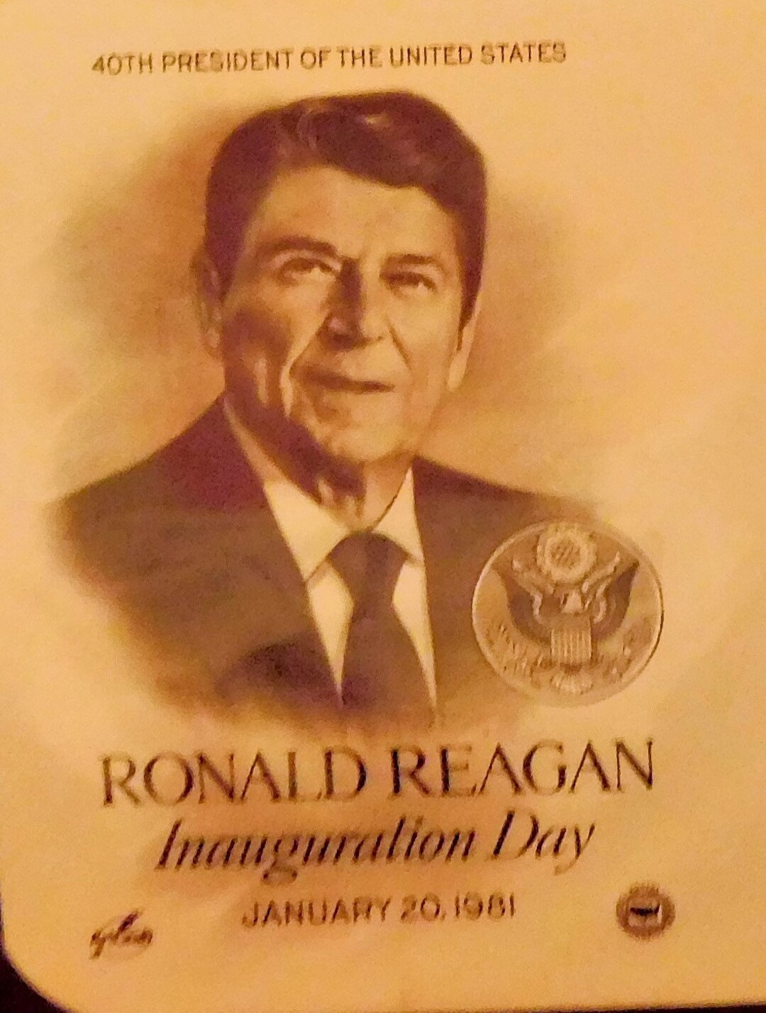 Ronald Reagan Inauguration Day First Day Cover, 40th POTUS (jan 20 ...
