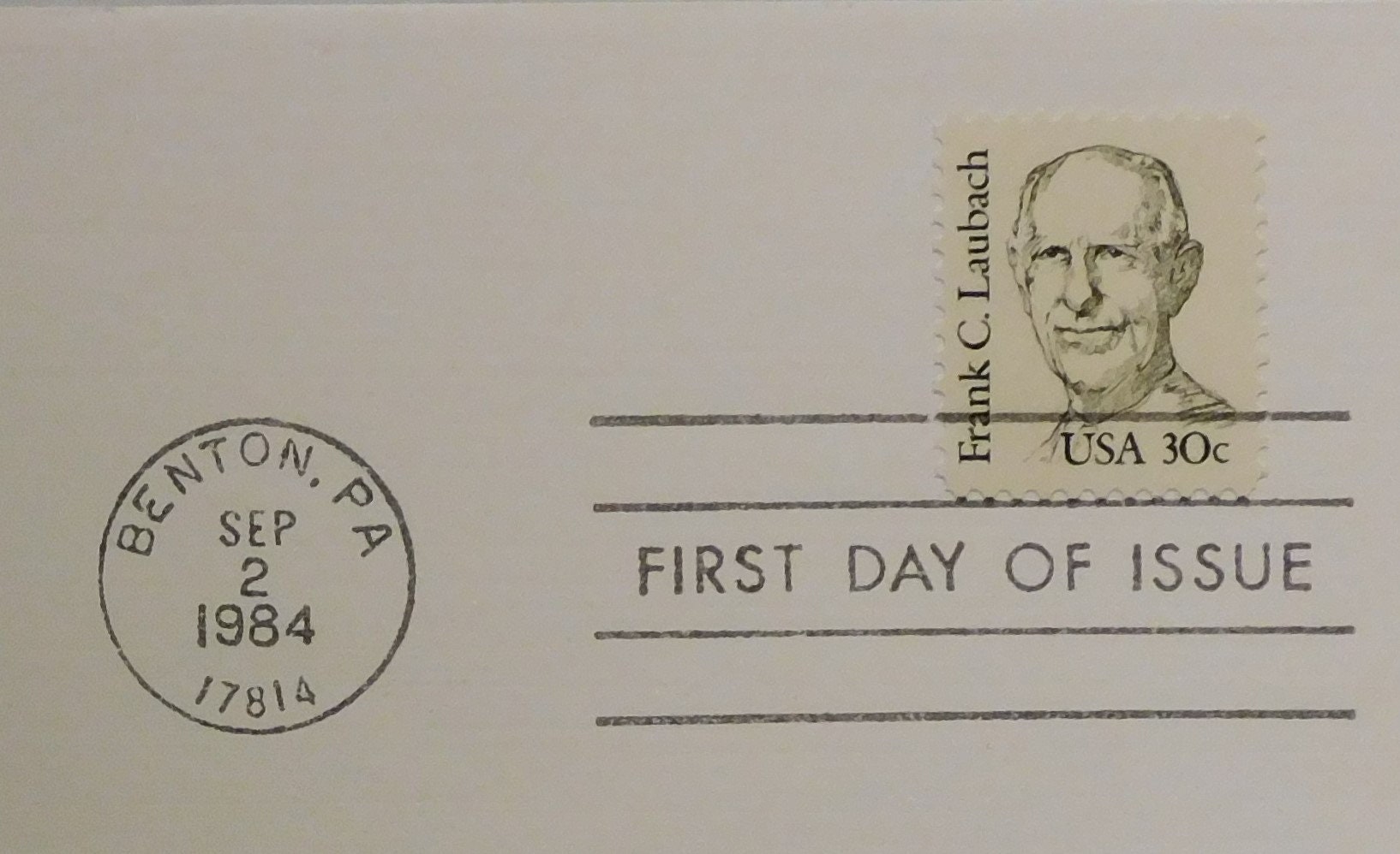Dr. Frank Laubach Champion of Literacy First Day Cover, Scott 1864 1984 ...
