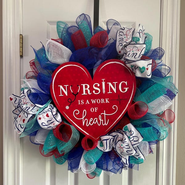 Nurse Wreath - Etsy