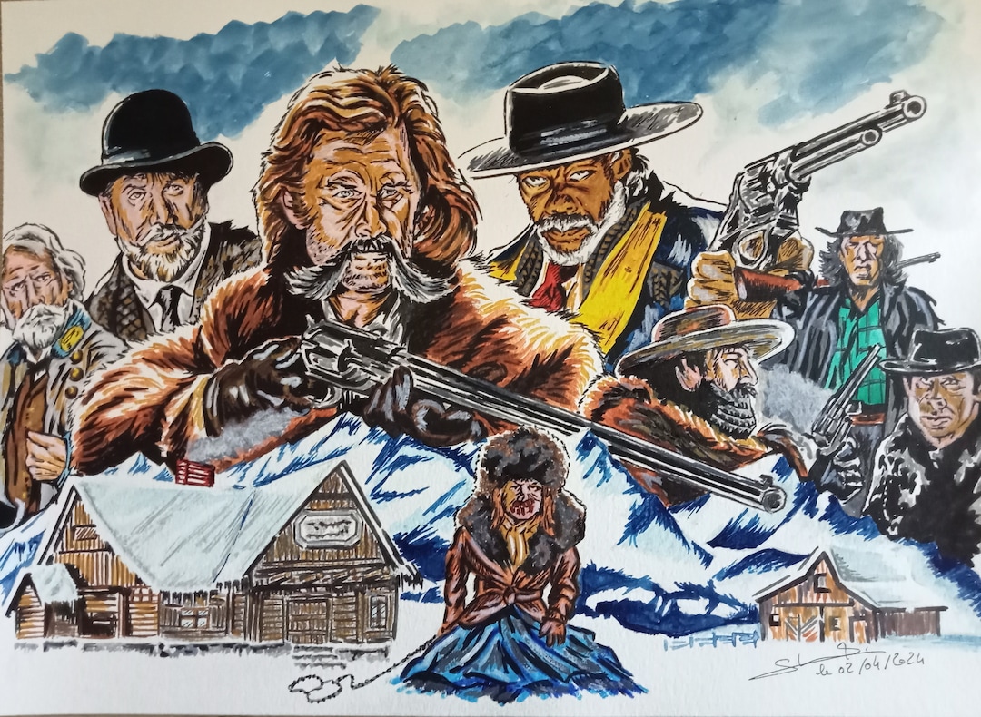 Illustration From the Film the 8 Bastards Made With Pencils and Paint ...