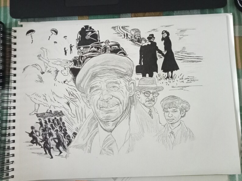 Illustration of the Film Les Miserables With Jean Paul Belmondo Made ...
