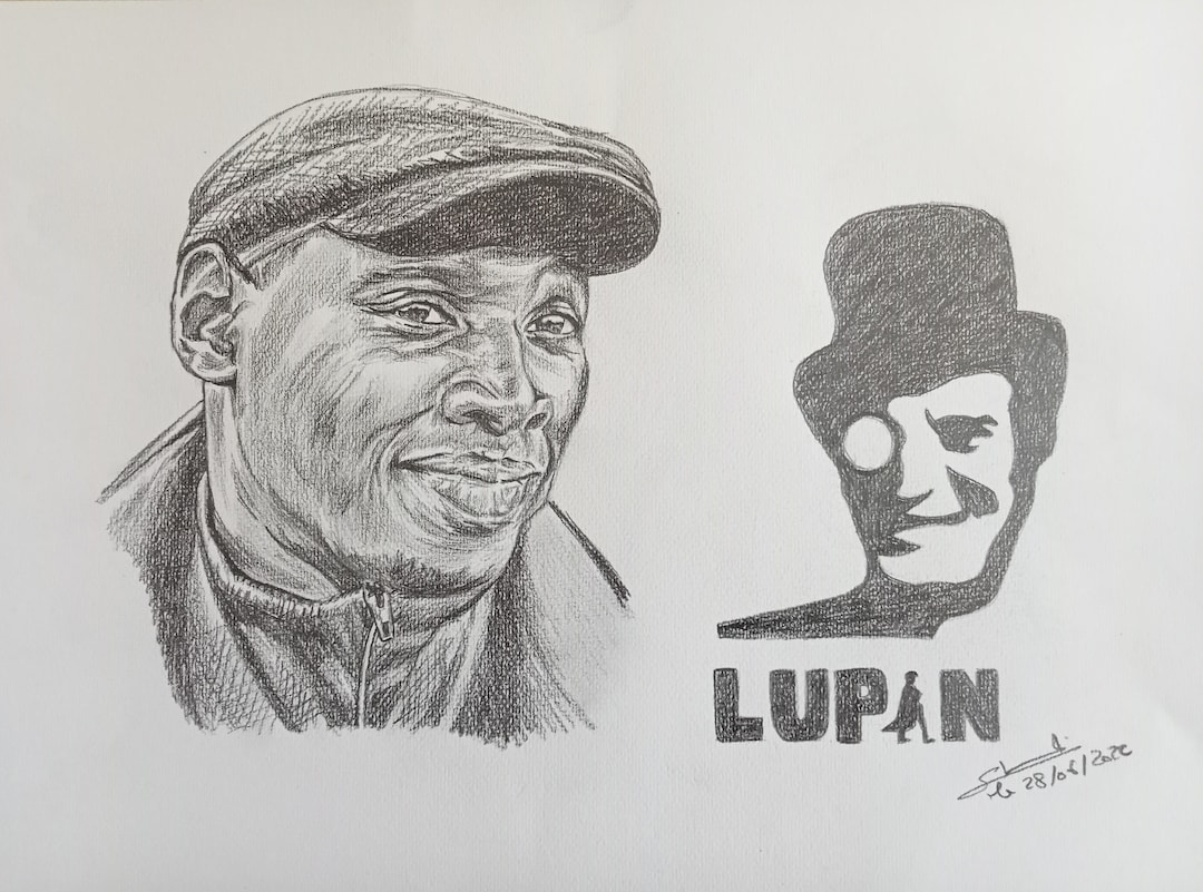Illustration of the Arsène Lupin Series Made With Pencils - Etsy