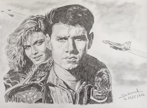 Gun Drawings In Pencil