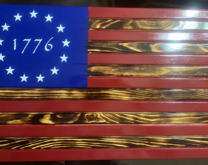 1776 We the People Flag Wall Decor - Etsy