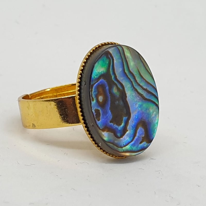 Paua Shell Ring New Zealand - Etsy UK