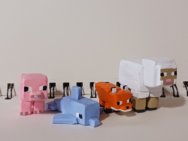 Minecraft Animals and Mobs - Etsy