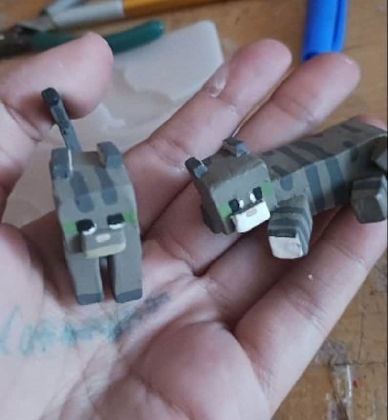 Custom Minecraft Cats - Etsy