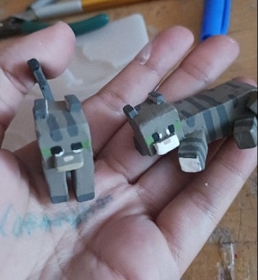 Custom Minecraft Cats - Etsy
