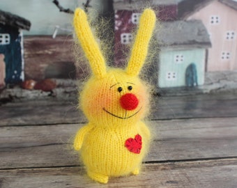 Yellow Rabbit Plush | Etsy