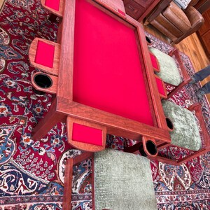 Custom Vaulted Gaming Coffee Table With Magnetic Rails and Removable ...