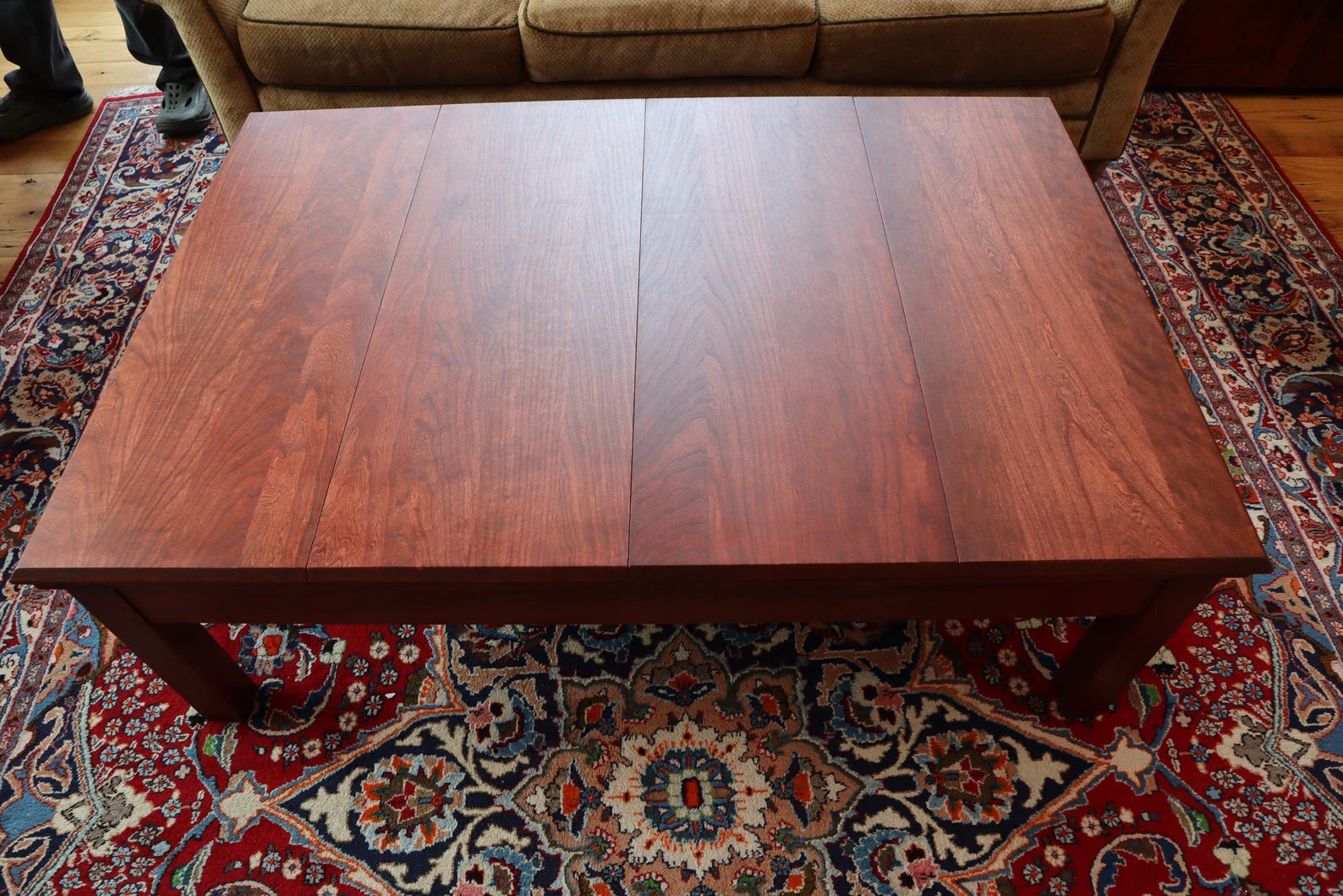 Custom Vaulted Gaming Coffee Table With Magnetic Rails and Removable ...