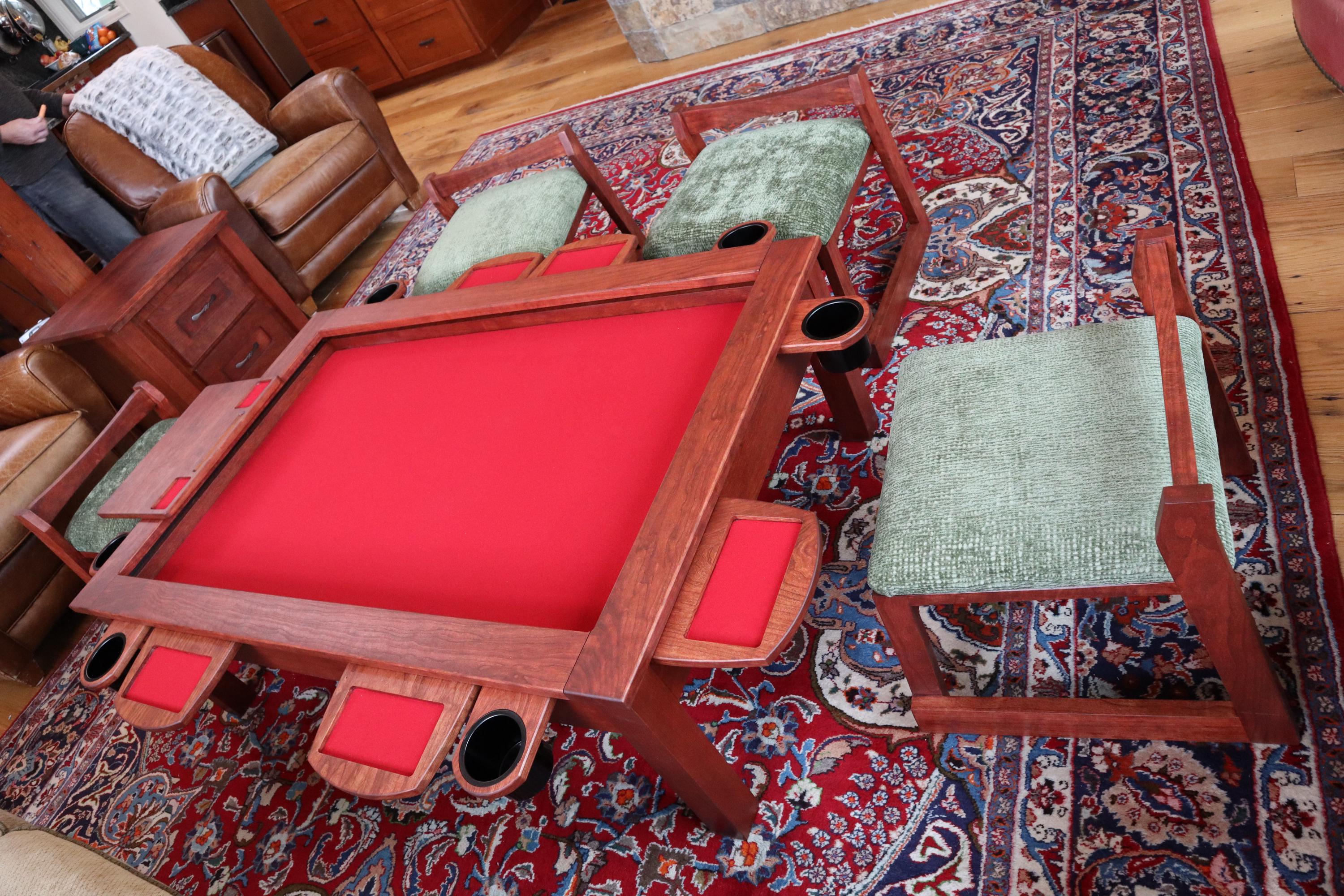 Custom Vaulted Gaming Coffee Table With Magnetic Rails and Removable ...