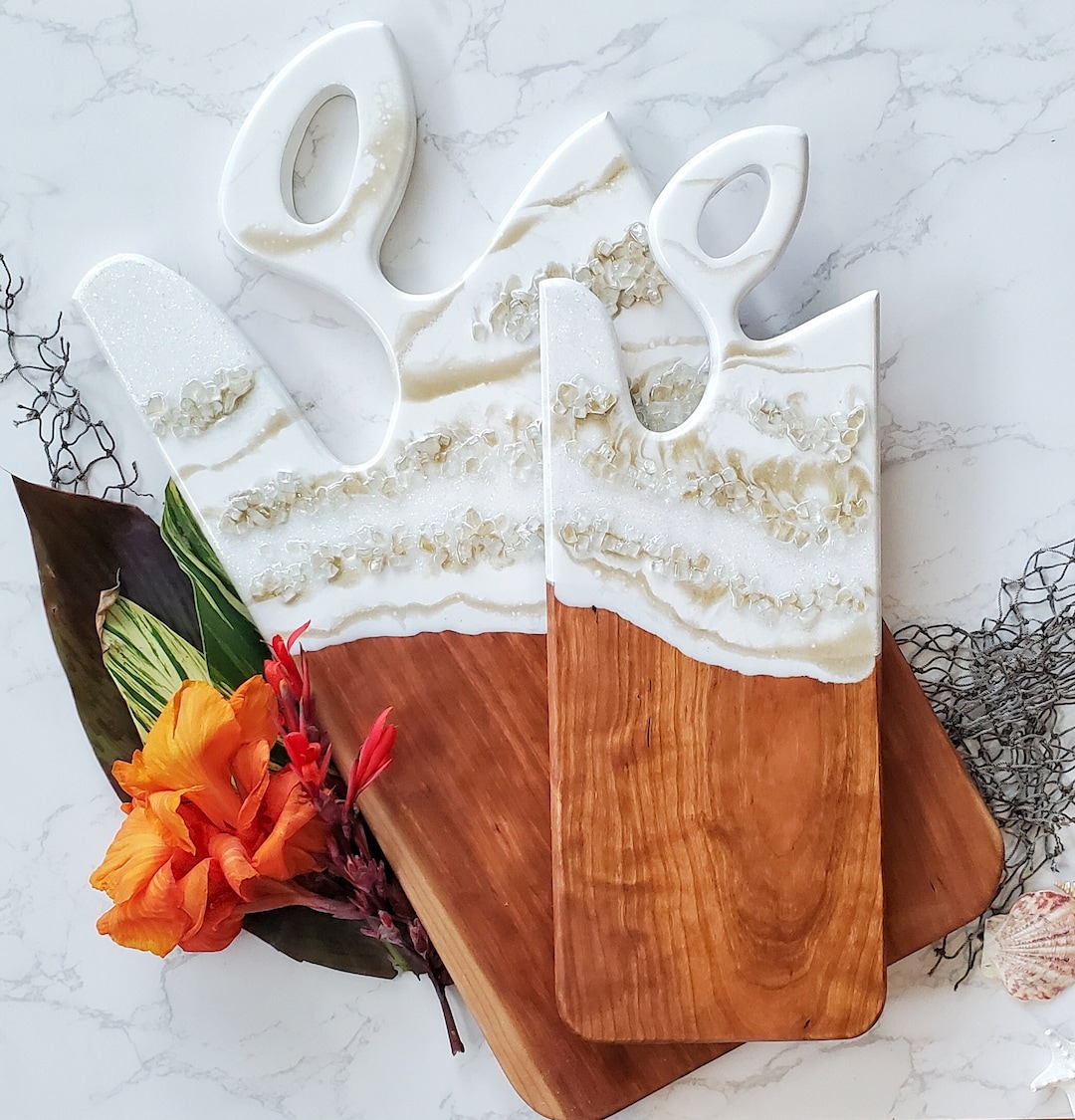 Geode Charcuterie Board, Signature Handle Board - Etsy