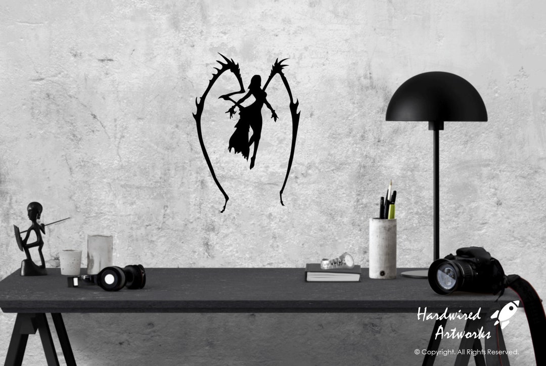 Steampunk Demon Decal - Customize Size and Color! - Fallen Angel ...