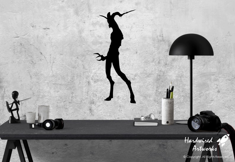 Evil Spirit Demon Decal Customize Size and Color Demonic - Etsy