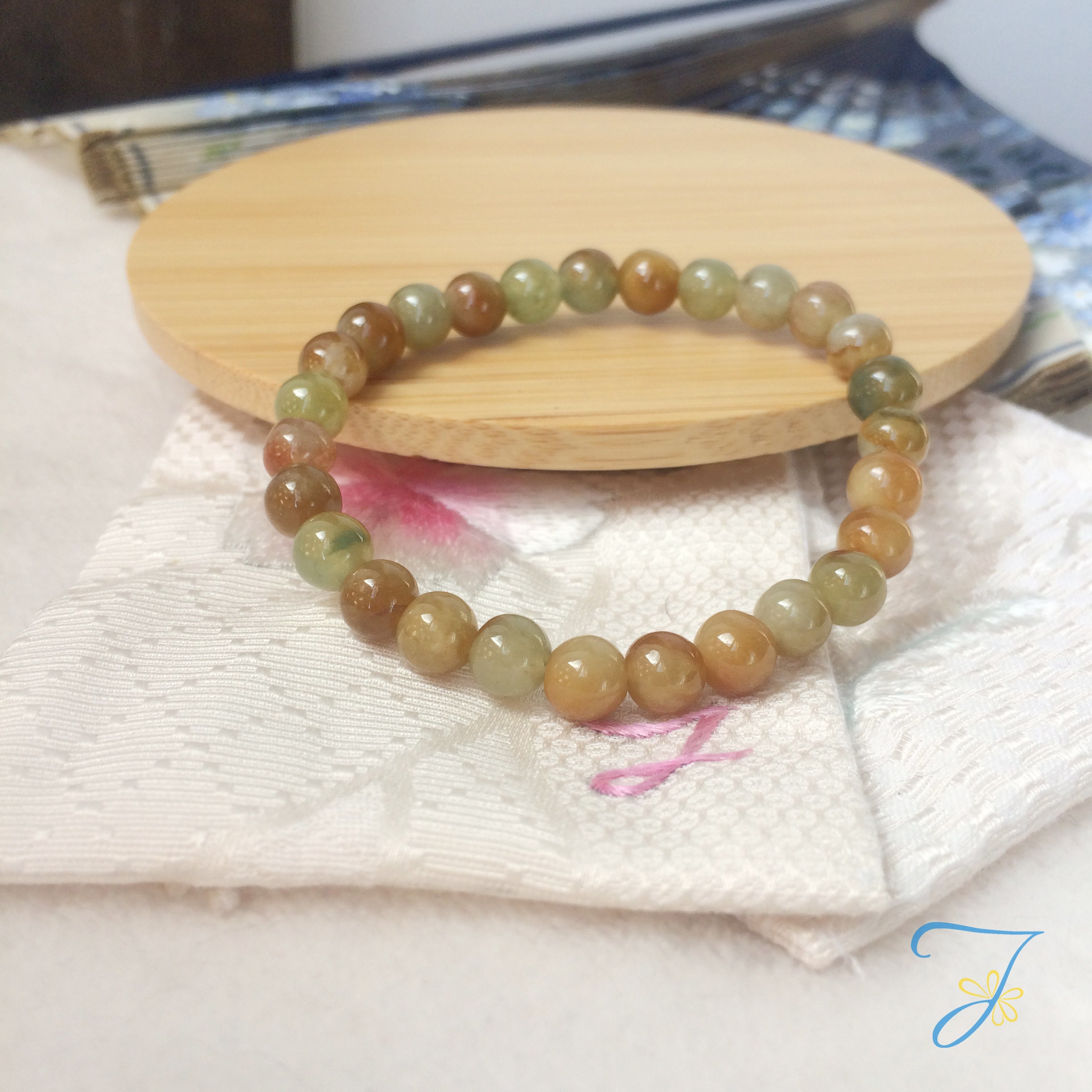 Special Certified Burma Icy Yellow Jade Beaded Bracelet Grade - Etsy Canada