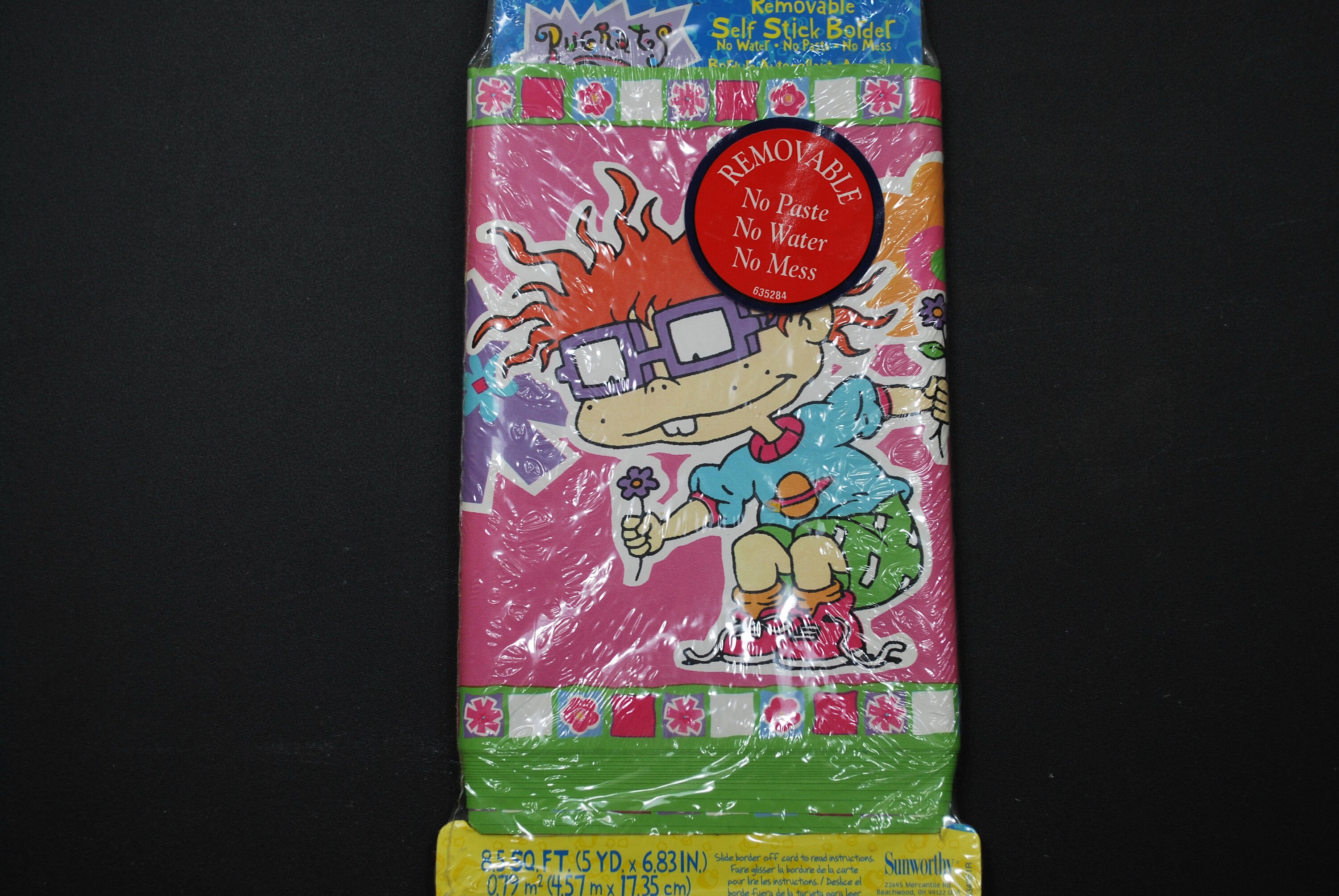 1998 Nickelodeon Rugrats Removable Self Stick Wall Border 5 Yards ...