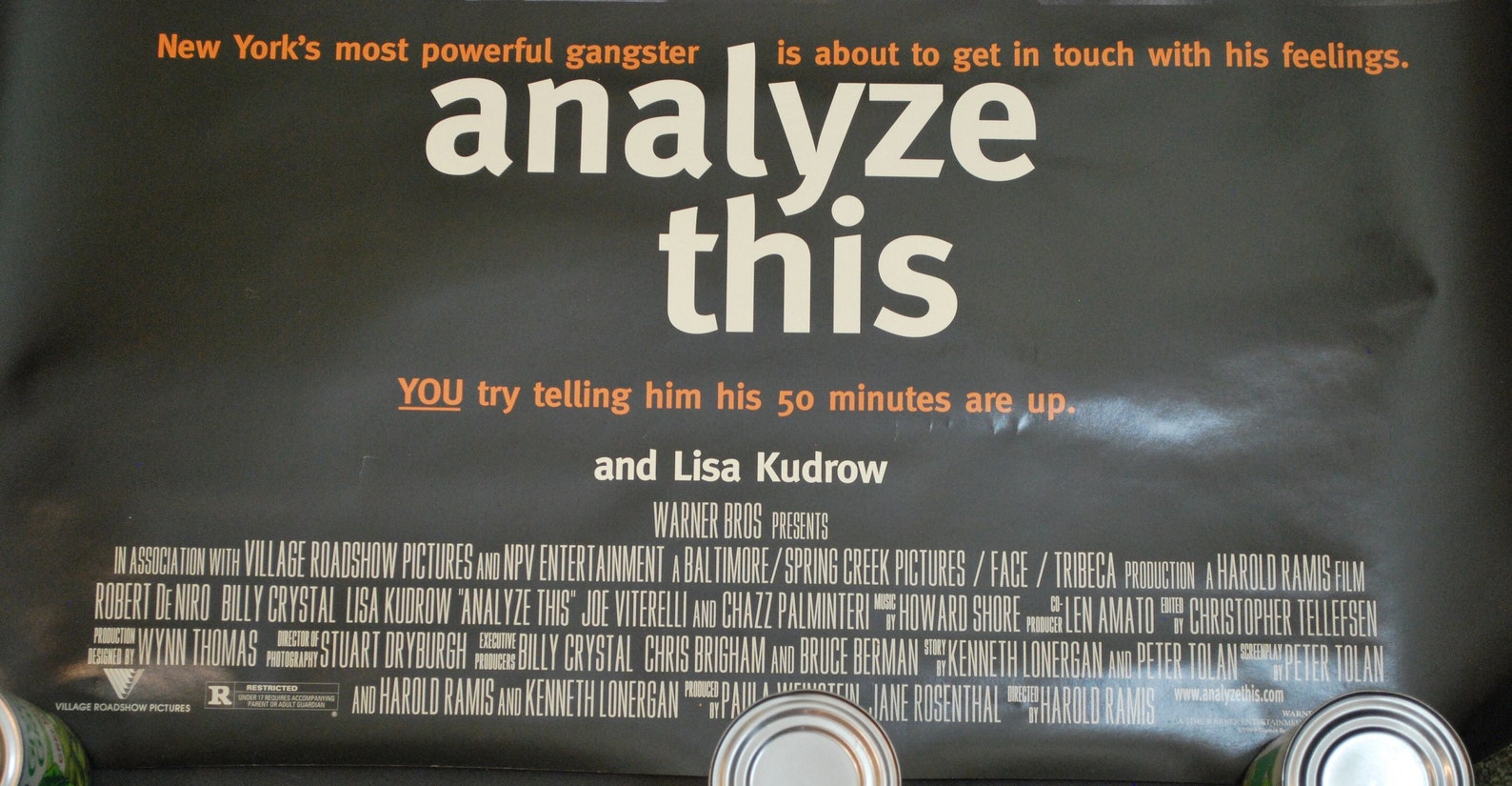 1999 Original Analyze This Movie Poster - 40" X 27 1/4" - Robert De ...