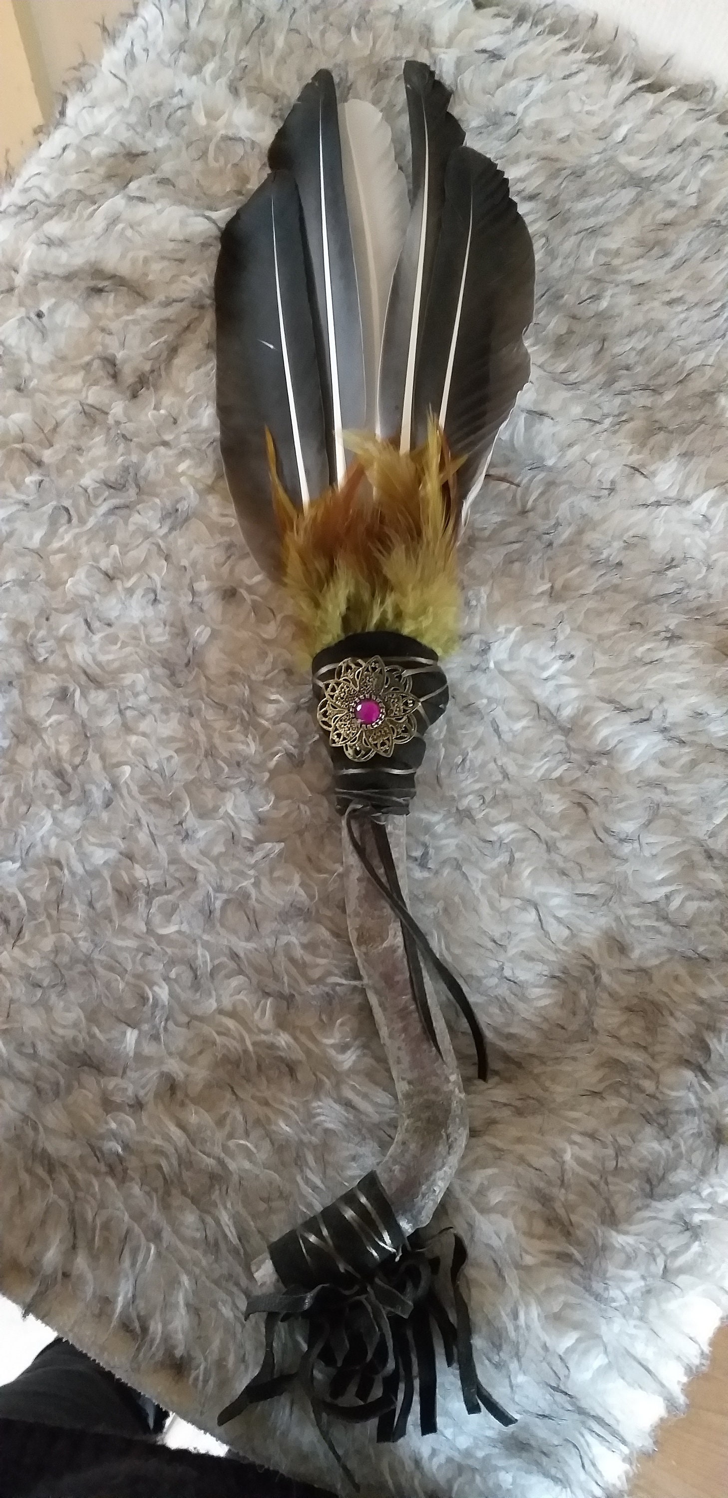 Magical Goose Feather Fan - Etsy