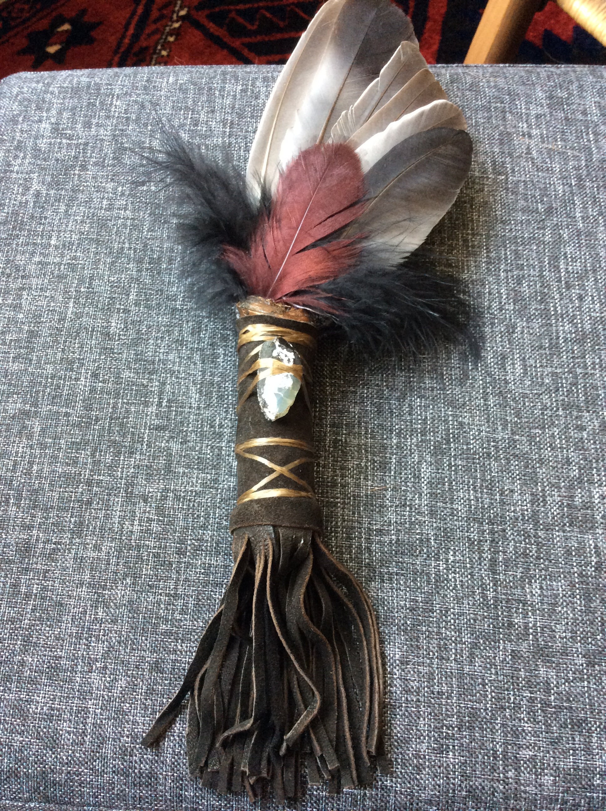 Small Pigeon Feather Fan - Etsy
