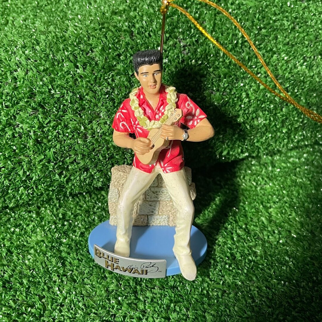 2002 Elvis Presley Blue Hawaii Ukulele Vintage Collectible Ornament Iconic 4 Etsy