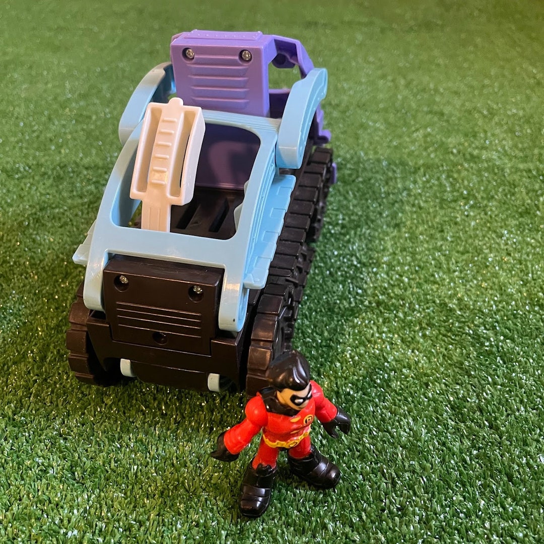 Dc Comics Imaginext Robin Mechanical Suit Figure and Mr. Freeze Snowcat ...