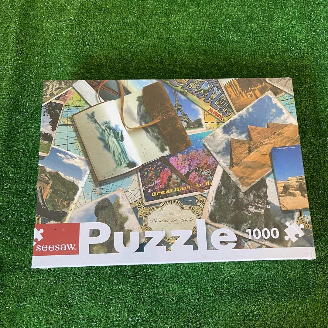 Super Challenging Seesaw Wonders of the World 1000-pcs Jigsaw Puzzle ...